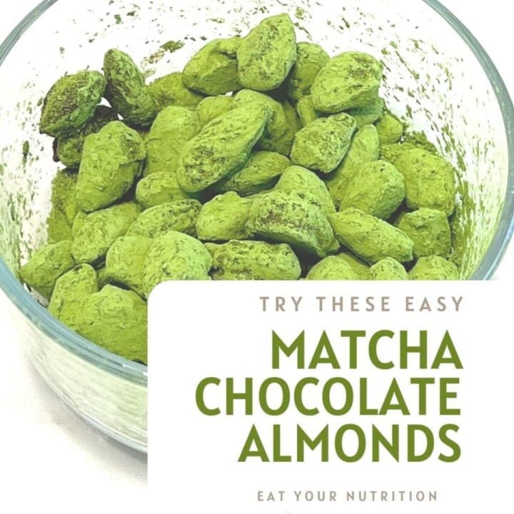 Delicious Anti-Oxidant Rich Matcha Chocolate Almonds Recipe