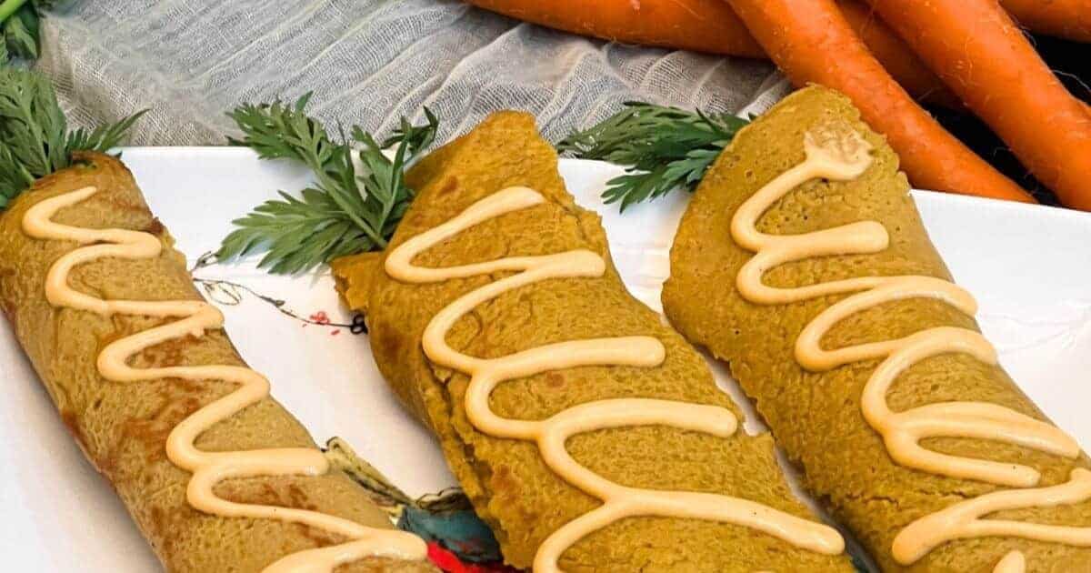 Delicious High Protein Carrot Cake Crepes Recipe
